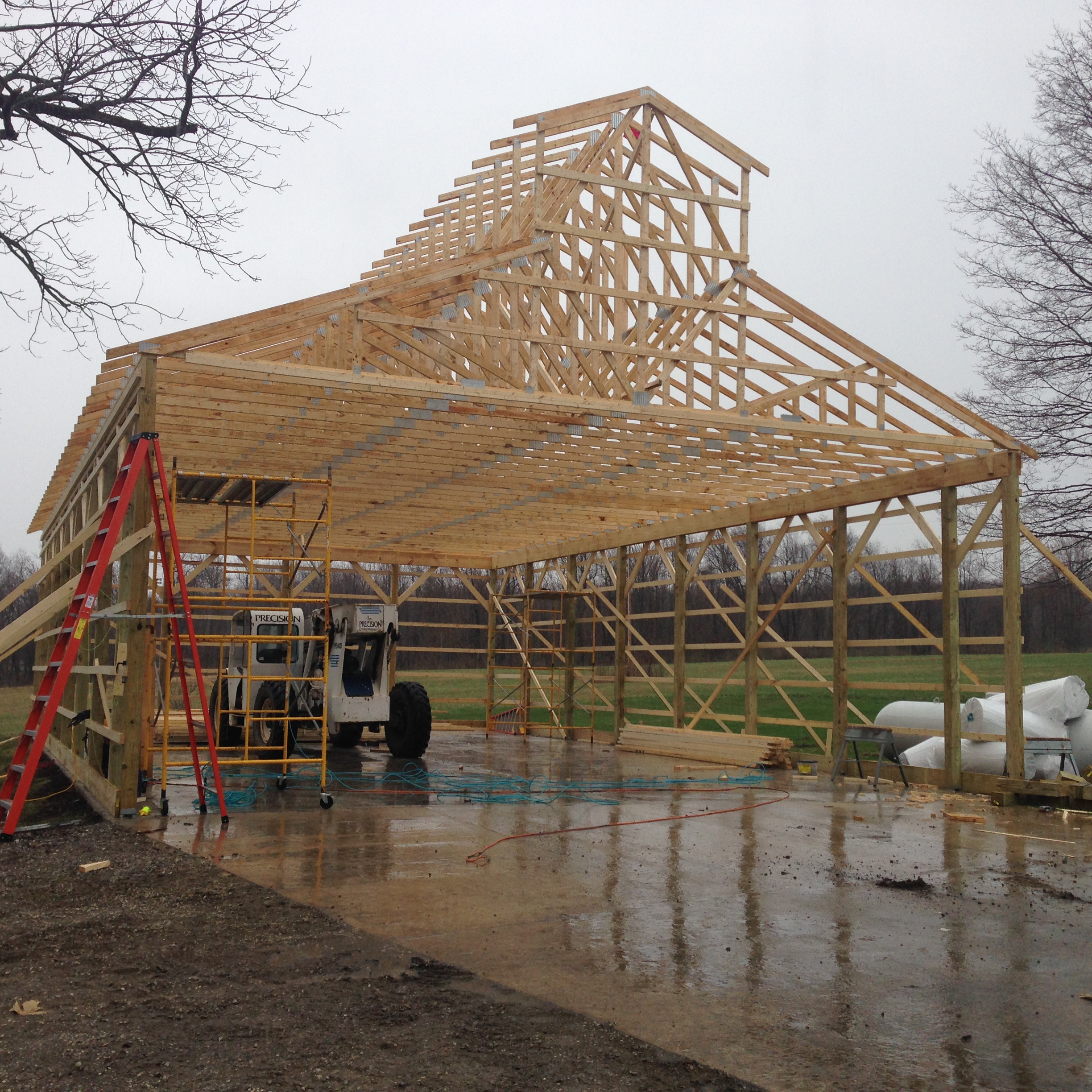 Barn Style Roof Trusses